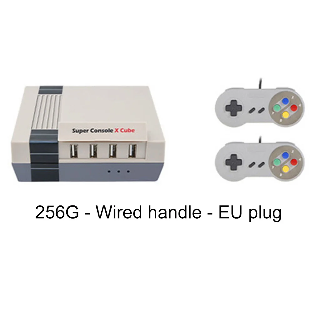 Retro Super Console X Cubo 4K HD TV Console de Jogos de Vídeo para PS1 ...