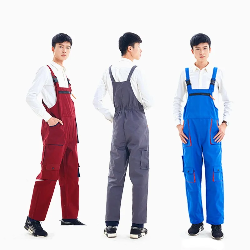 Mens-Wear-Resistant-Overalls-Jumpsuit-Adjustable-Straps-Multiple ...