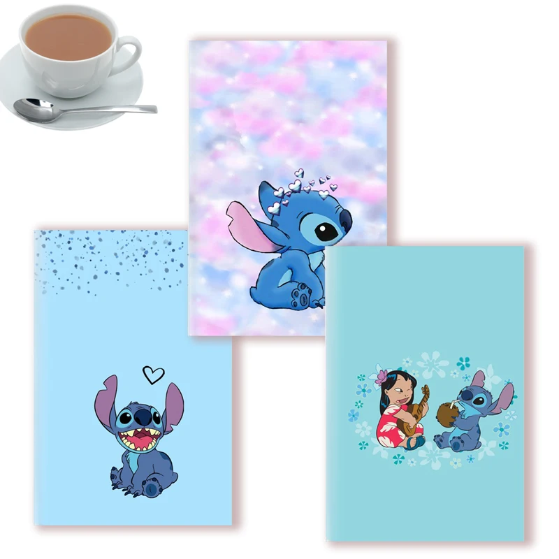 Cuaderno-A5-de-Lilo-Stitch-para-ni-os-papeler-a-de-Disney-libro-de ...