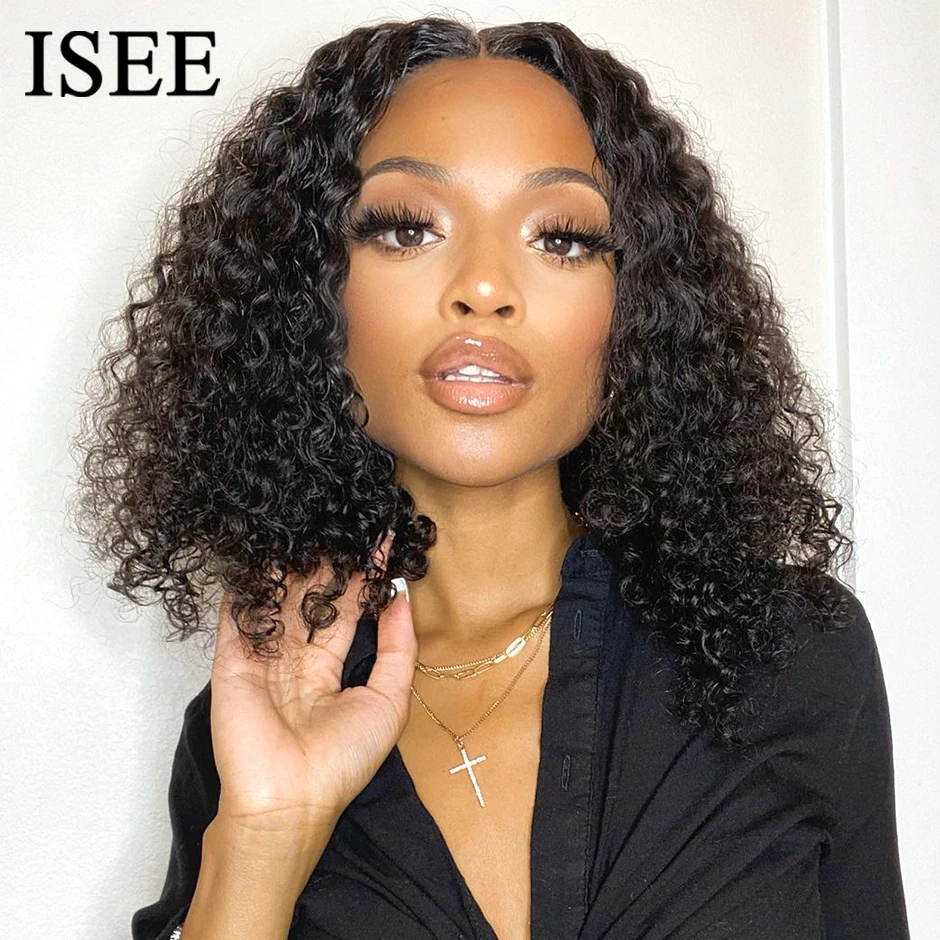 Water Wave Bob Human Hair Wigs Brazilian Water Wave Bob Wigs Isee Hair ...