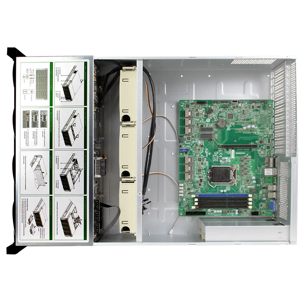 19-Inch-Rack-Mount-4U-E-ATX-Server-Chassis-Hot-Swap-4GPU-24-Bays-NAS ...