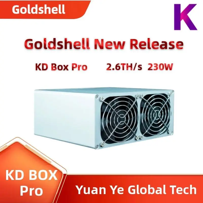 New Release Goldshell KD BOX Pro 2.6T Hashrate KDA Miner Upgarded from ...