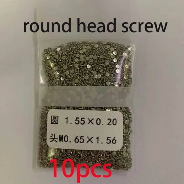 Watch movement screws of various sizes, flat head screws, small flat ...
