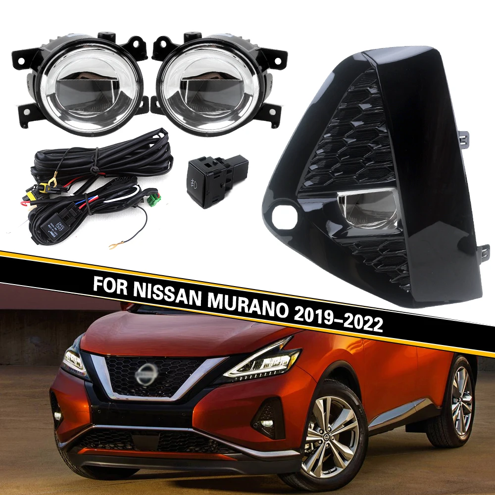 Front Bumper Fog Lamp Upgrade Kit FOR Nissan Murano 2019 2020 2021 2022 Version Additional Foglight Set Switch Wiring AliExpress 34