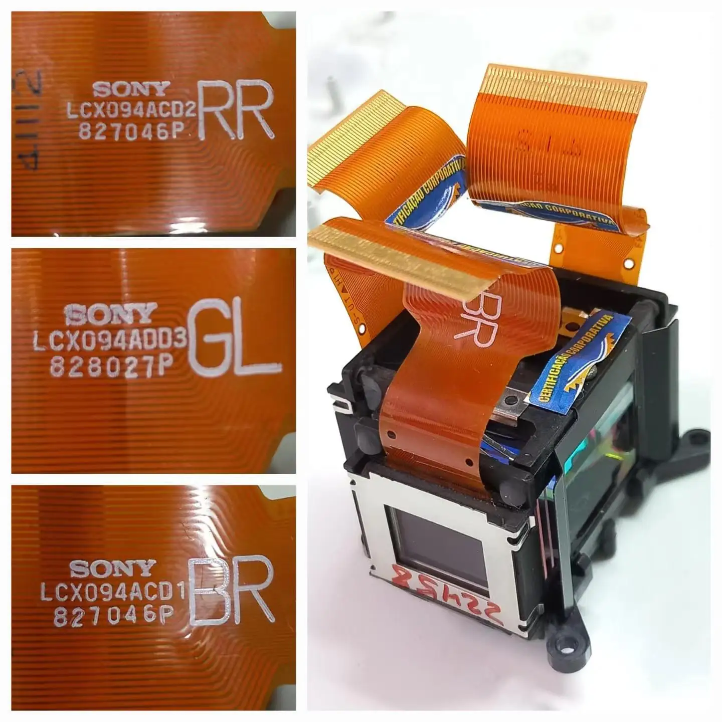 Original-Projector-LCD-Prism-Block-For-LCX094A-Whole-Block-VPL-EX70-EX7 ...