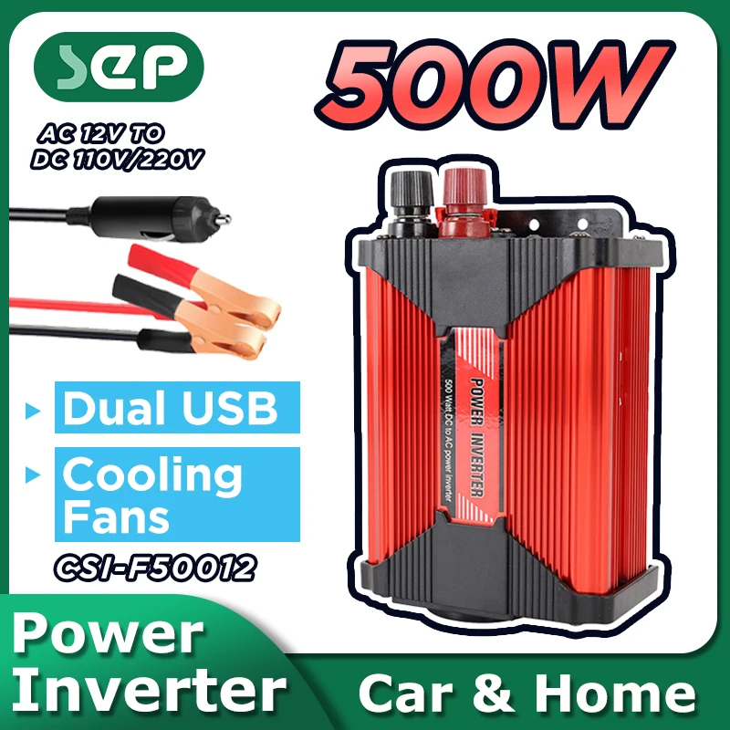 500w-Car-Inverter-Solar-Pv-Inverter-Power-Converter-Pure-Sine-Wave ...
