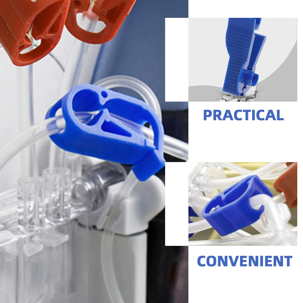 9 Pcs Peritoneal Dialysis Tube Clamp Catheter Bag Clips Peritoneoclysis ...
