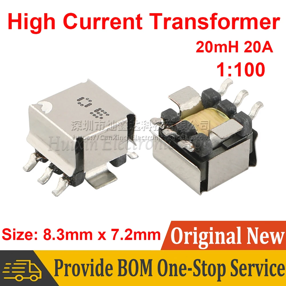 2pcs Ee5.0 Smd Smt Current Sense Transformer 20mh 20a High Current Sensor Transformer Turns ...