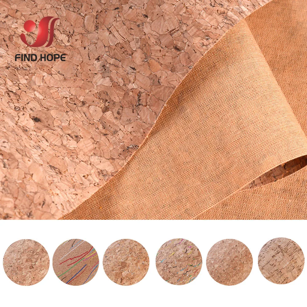 20x30cm-Natural-Color-Faux-Leather-Sheet-Thin-Soft-Cork-Ribbon-Fabric ...