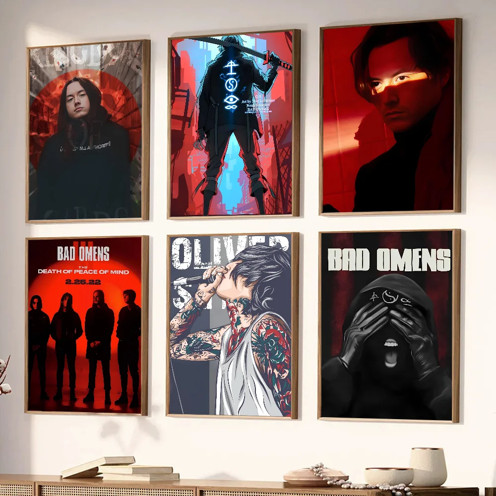 Rock-Band-Bad-Omens-Poster-Paper-Print-Home-Living-Room-Bedroom ...