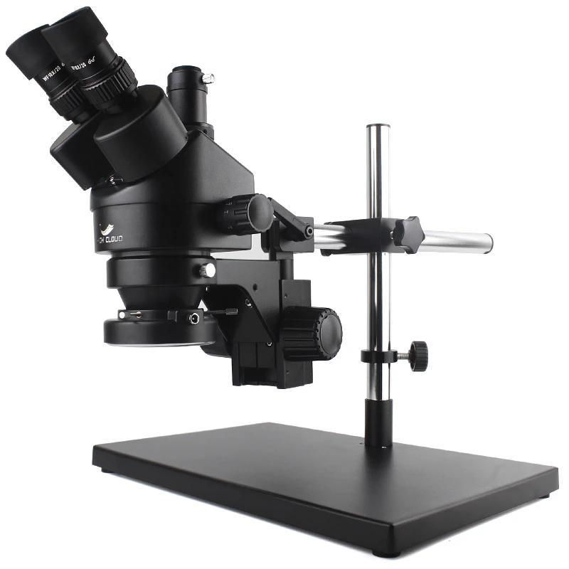 Simul-focal Trinocular Microscope Zoom Stereo Microscope Magnification ...