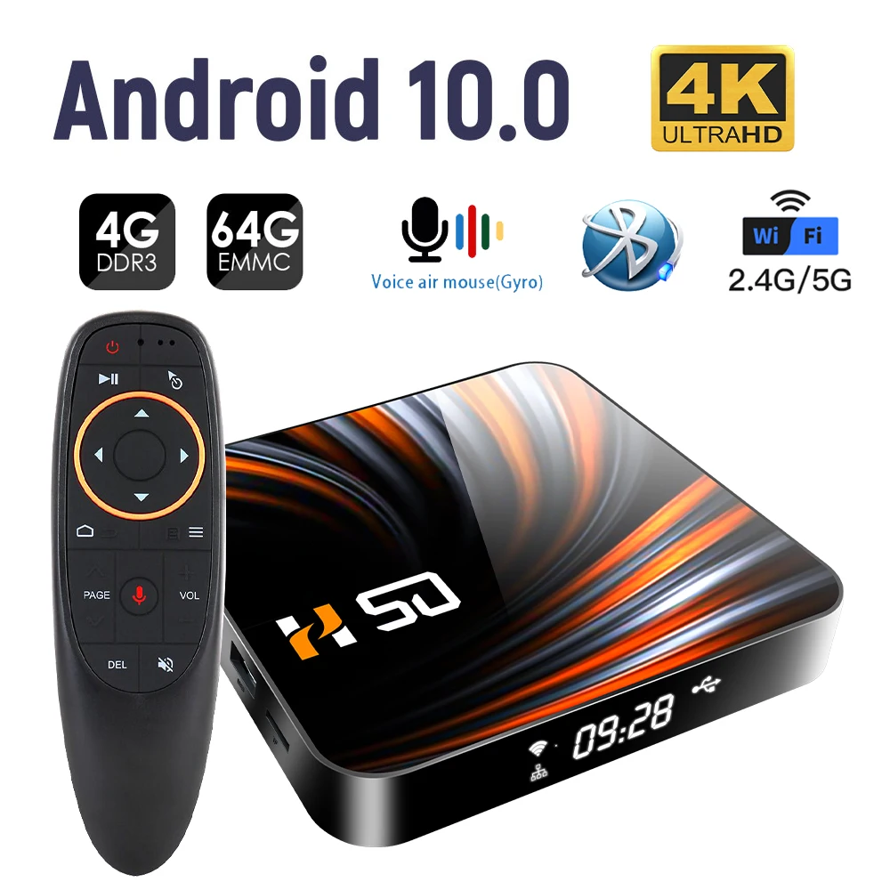 H50-Smart-TV-Box-RK3318-Android-10-0-4GB-32GB-64GB-4K-H-265-Media ...