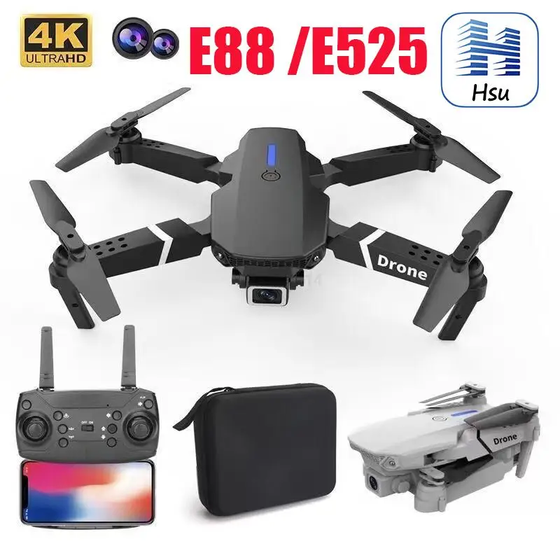 2023-E88-E525-Pro-Drone-WIFI-FPV-With-Wide-Angle-HD-4K-1080P-Drones ...