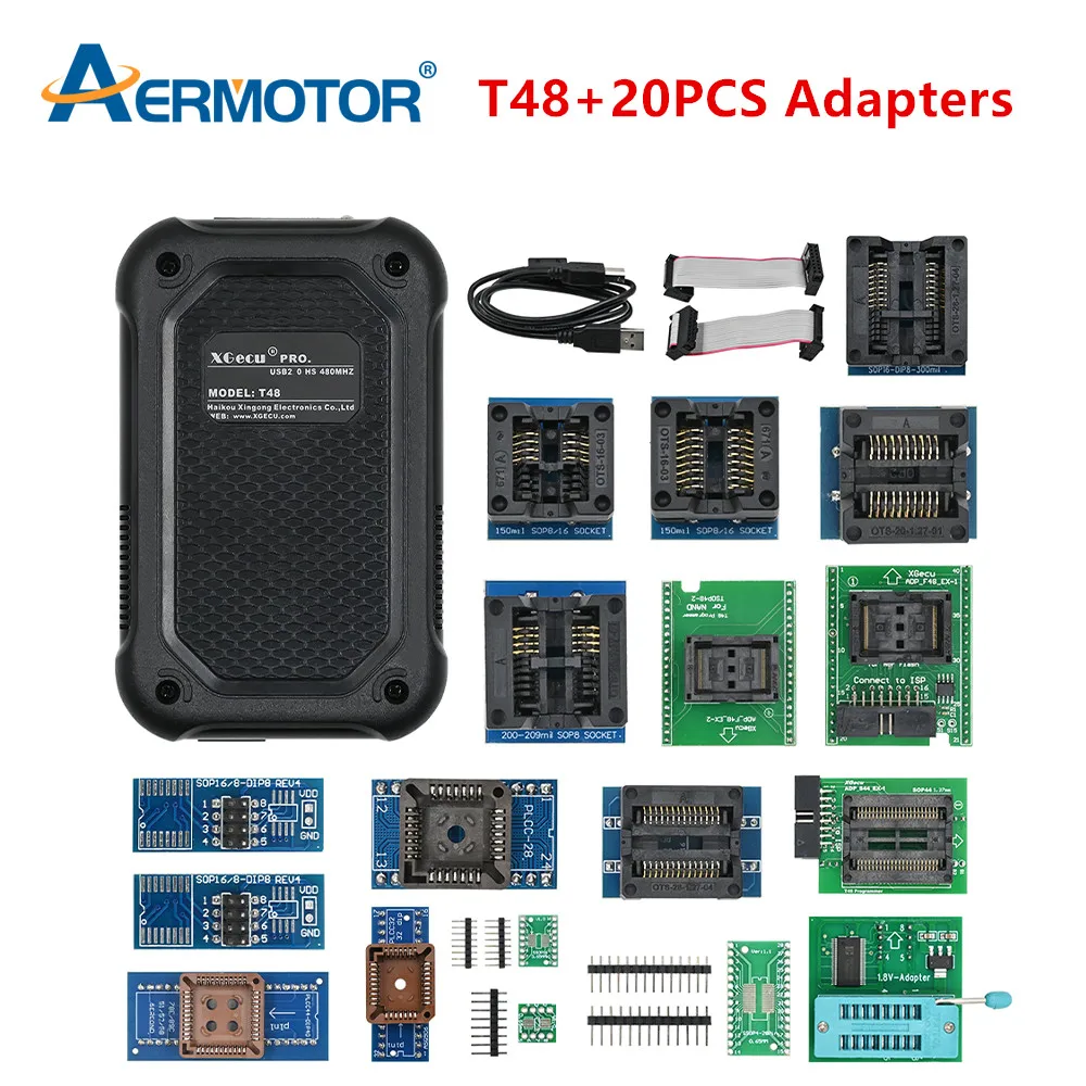 Best-T48-With-Full-set-20-adapters-for-nimipro-TL866-universal-High ...