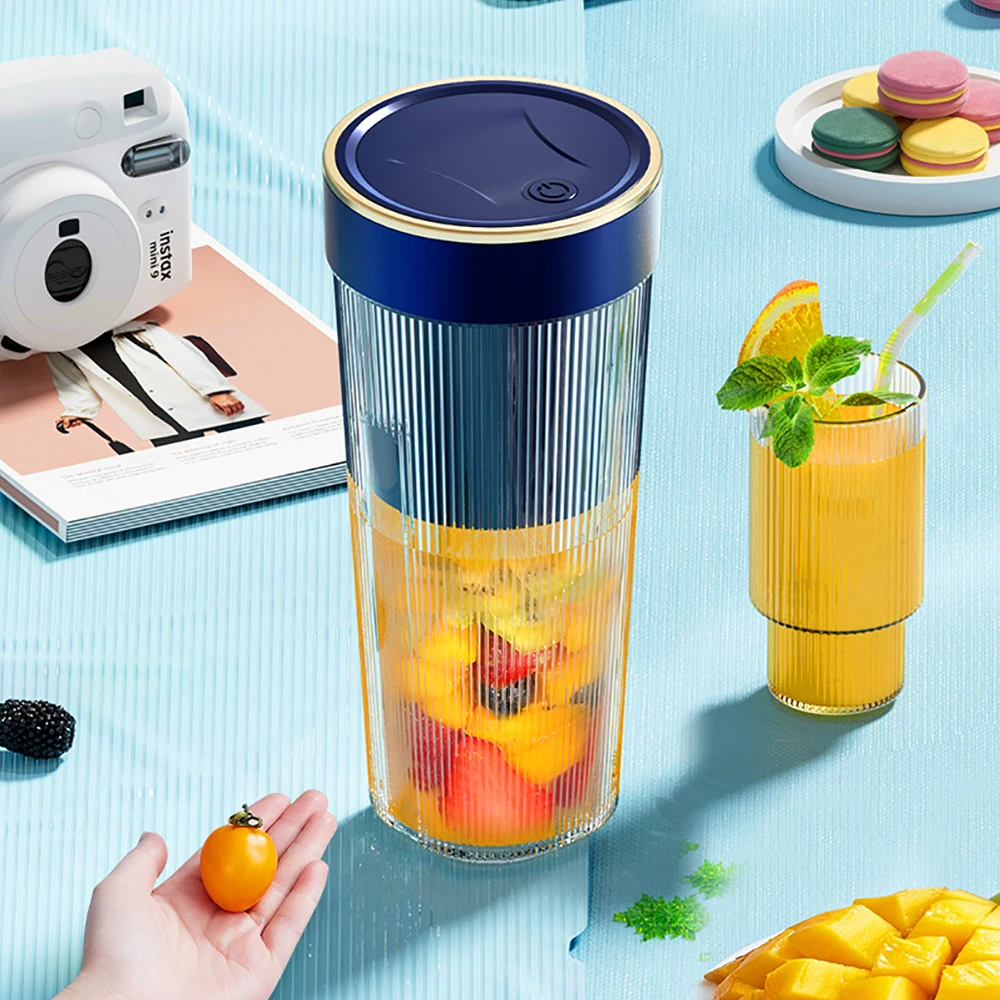 1PCS-Portable-300ml-Electric-Juicer-Blender-Smoothies-Shake-Cup-USB ...