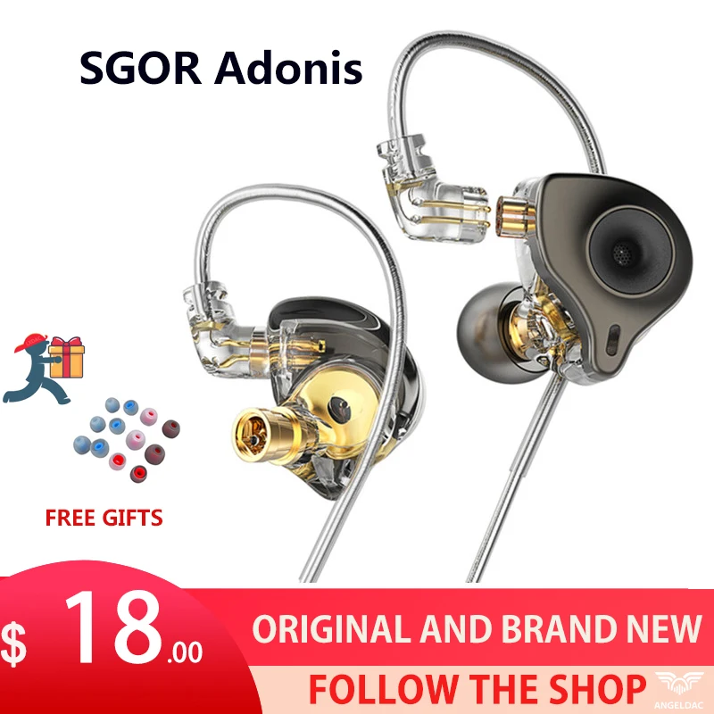 SGOR-Adonis-1DD-1BA-Tecnologia-H-brida-Fones-De-Ouvido-Monitor-De ...