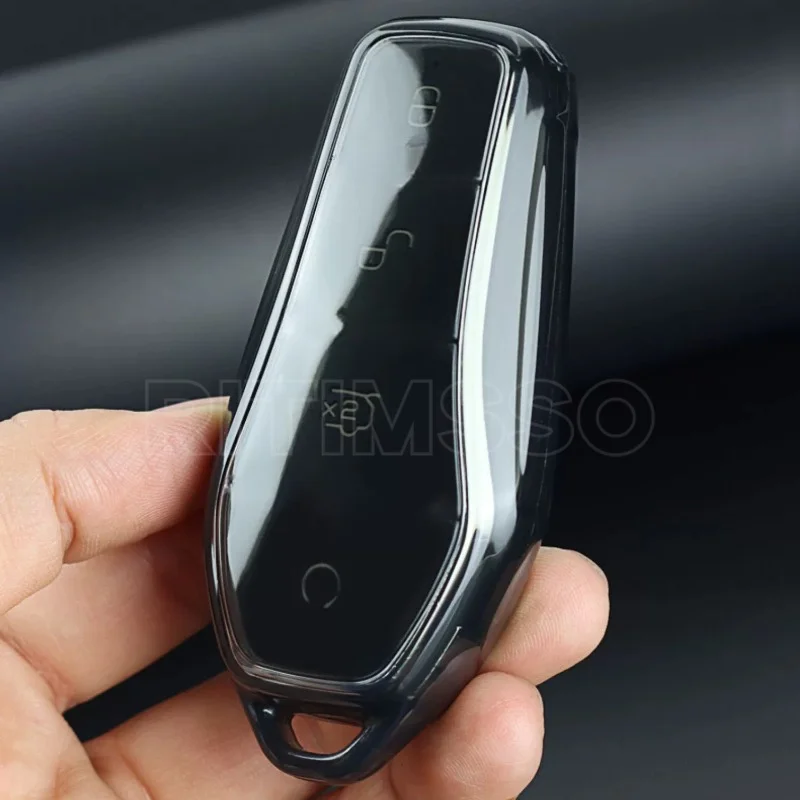 New-Soft-TPU-Car-Key-Case-For-BYD-Atto-3-Han-EV-Dolphin-4-Buttons ...