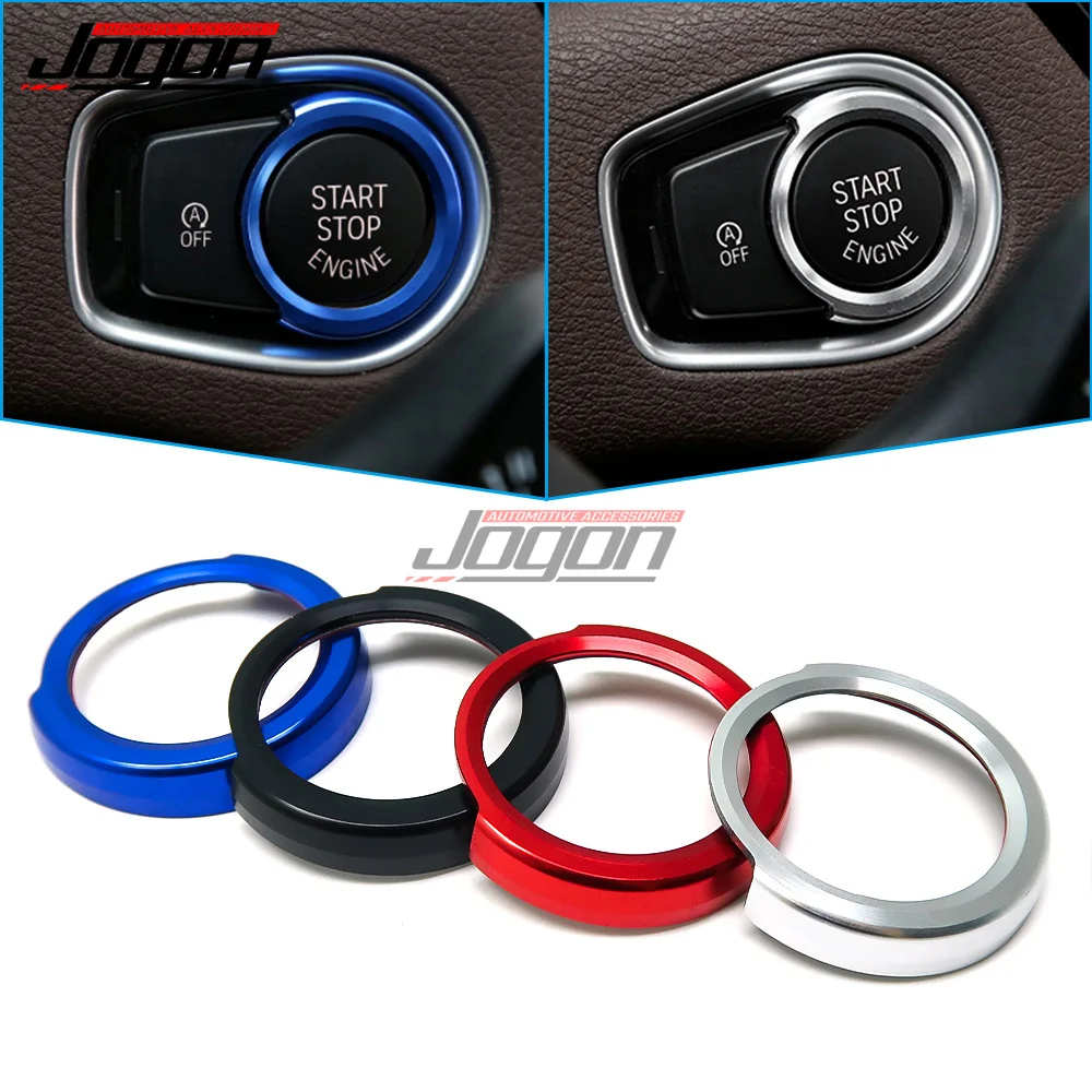 Car-Ignition-Engine-Push-Start-Stop-Button-Switch-Cover-Circle-Cases ...