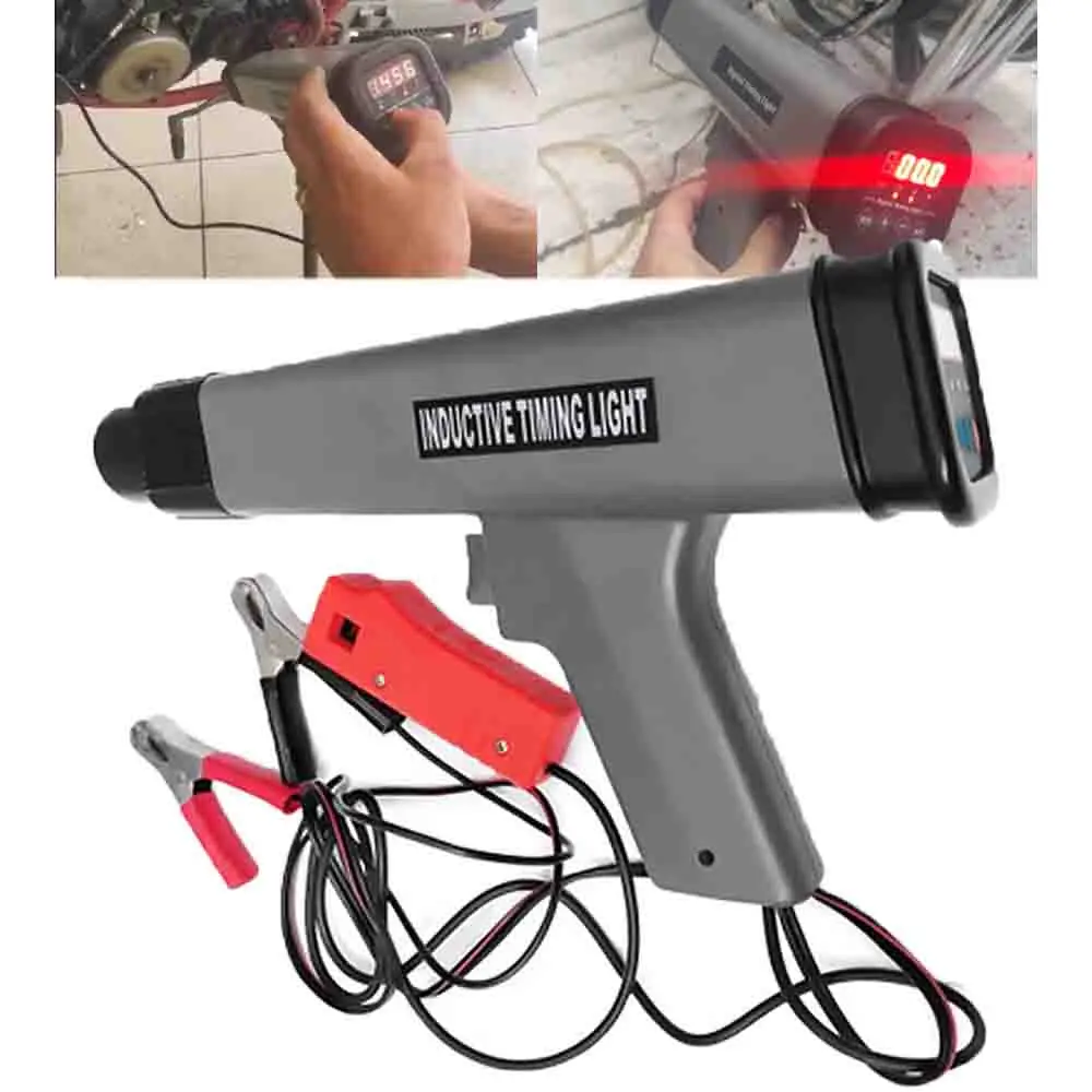 12 V Digital Display Inductive Timing Light Car Petrol Engine Ignition ...