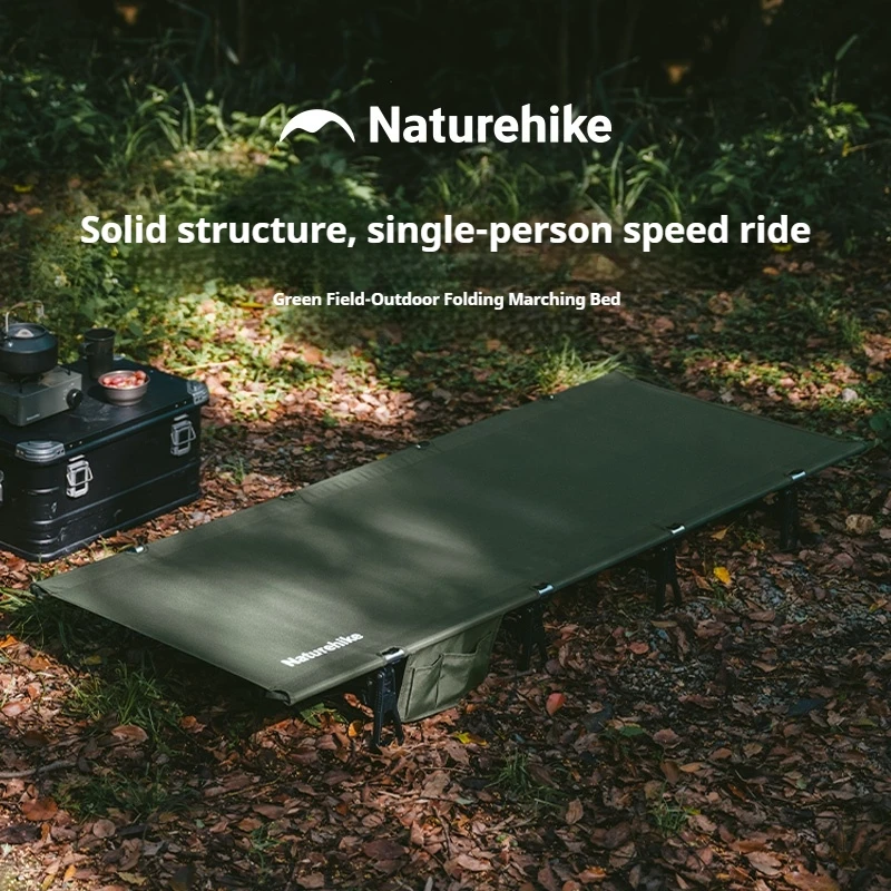 Naturehike Camping Military Cot Outdoor Wide Portable Off Ground ...