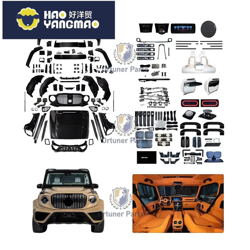 Suitable Interior Upgrade Kits with Rear Luxury Seats for Maybach W464 ...