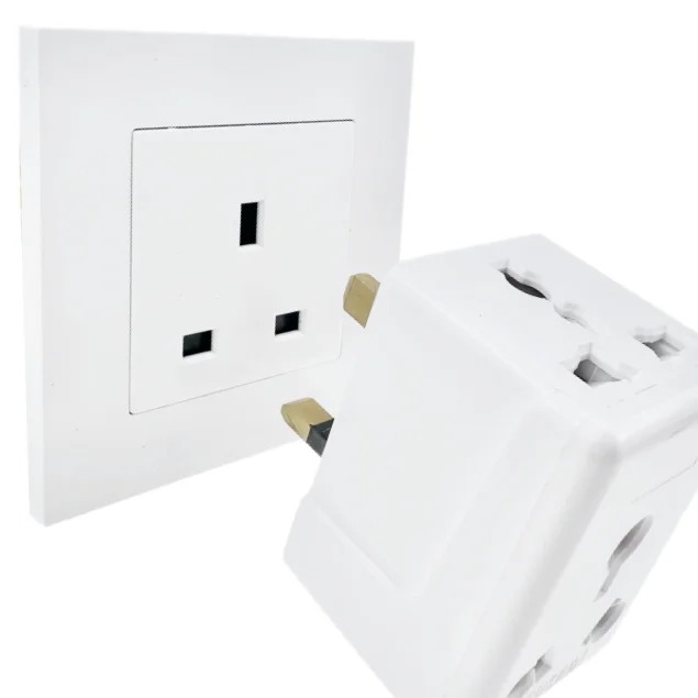 Multi Plug Adaptor 3 Pin UK Socket Extender Power Cube Extension ...
