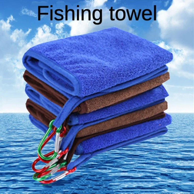 Fishing-Towel-Thickening-and-Quick-Drying-Absorbent-Non-Stick-Bait-Hand ...