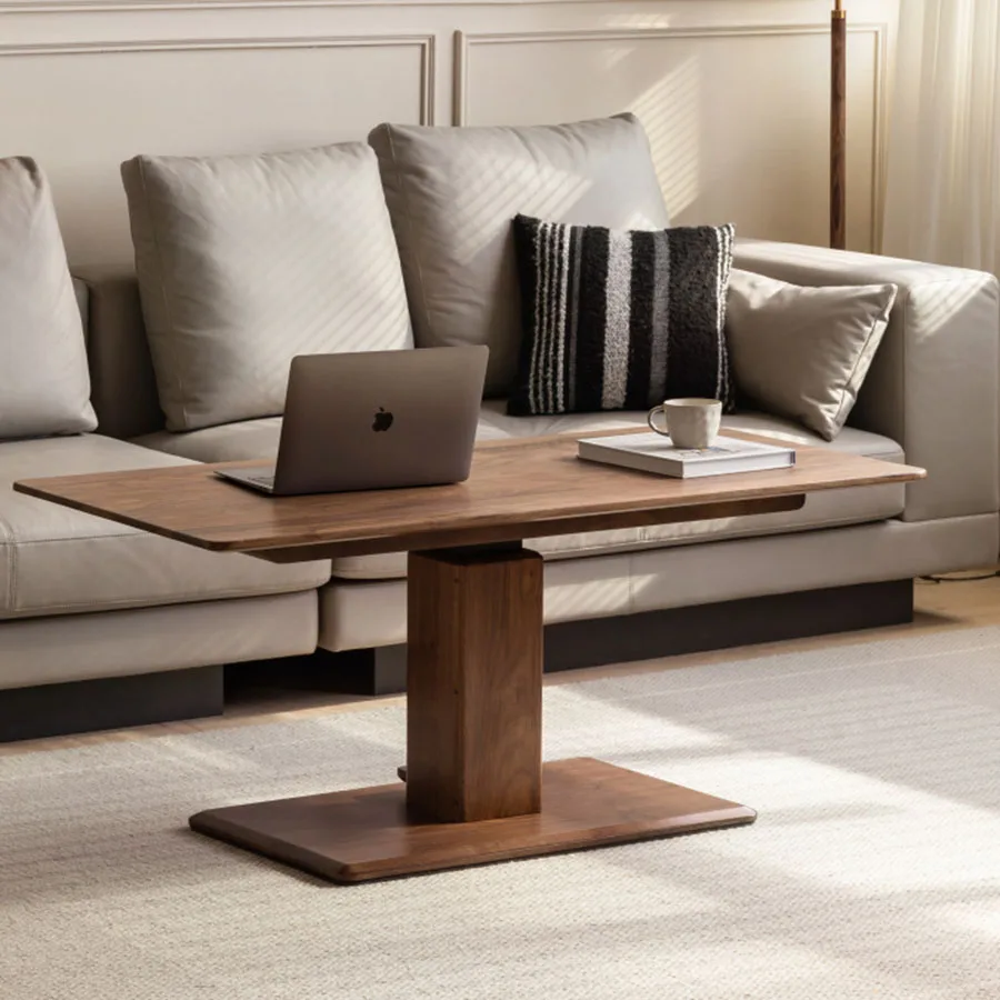 Unique Coffee Table Living Room Wood Side Sofa Coffee Table Modern ...