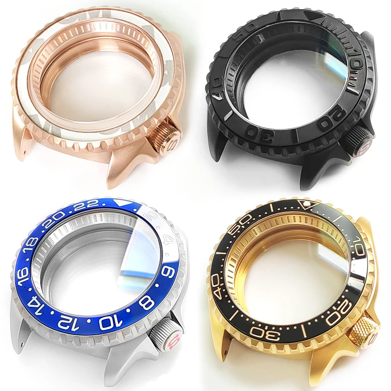 Silver/black/gold/rose Gold Watch Case Stainless Steel Brushed For ...