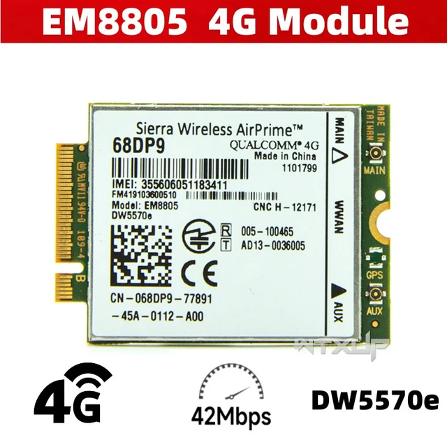 Sierra Wireless AirPrime EM8805 WWAN 4G Card LTE Module, 41% OFF