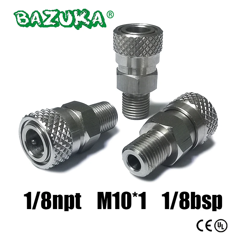 HPA Air Stainless Steel 8mm Female Quick Disconnect Charging Adapter ...