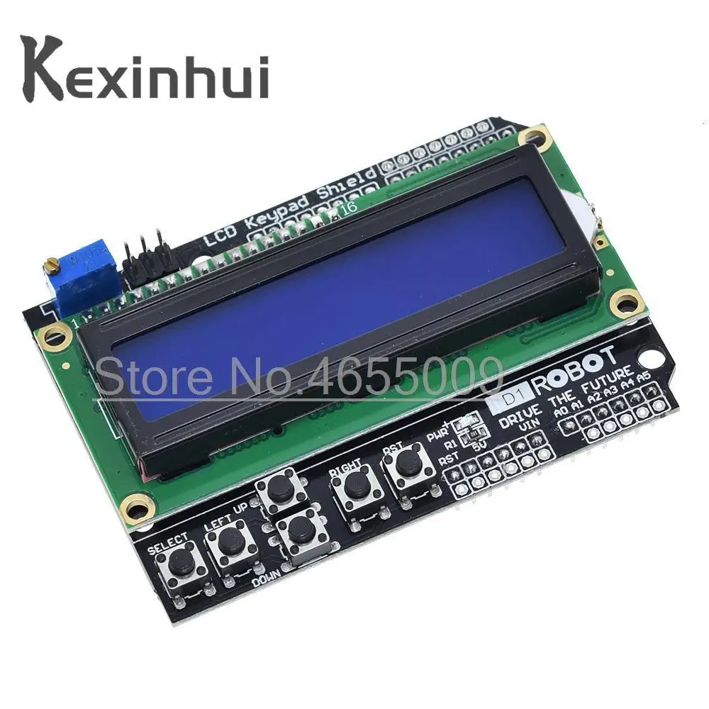 LCD klawiatura tarcza LCD1602 wyświetlacz LCD 1602 moduł dla Arduino ...