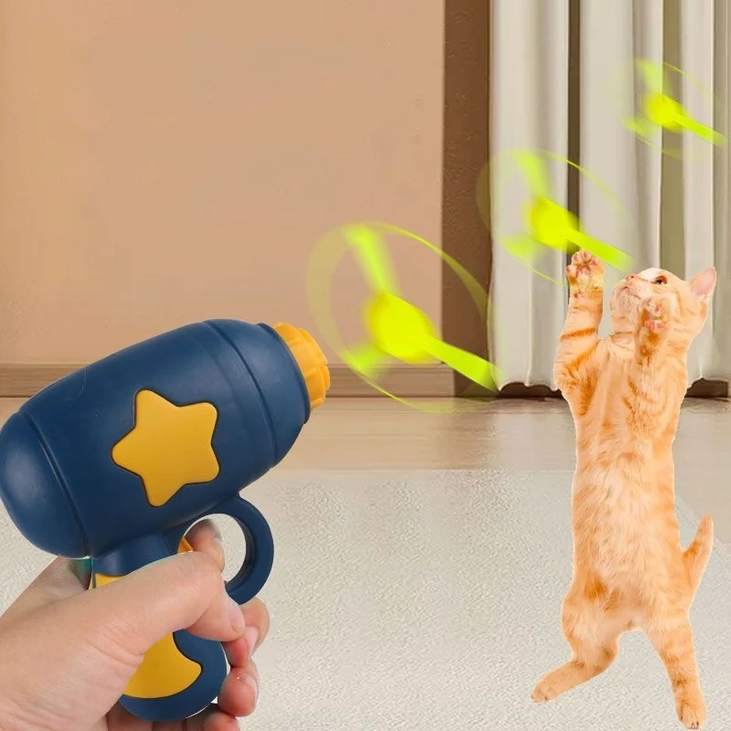 New-Funny-Cat-Toy-Interactive-Play-Pet-Training-Toy-Mini-Flying-Disc ...