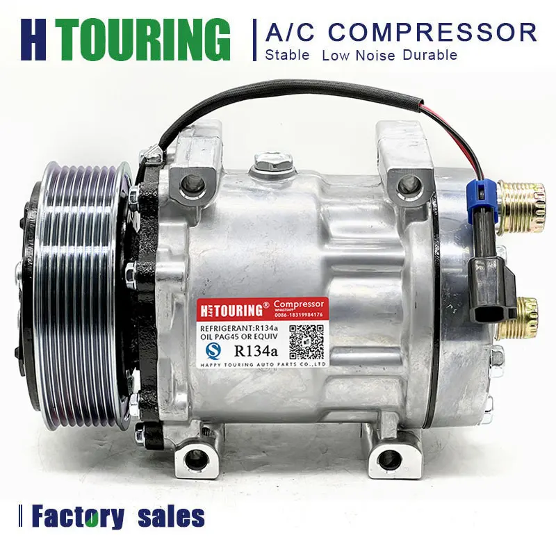 AC-Air-Conditioning-Compressor-SD7H15-F69-6003-114-For-KenWorth-Sanden ...