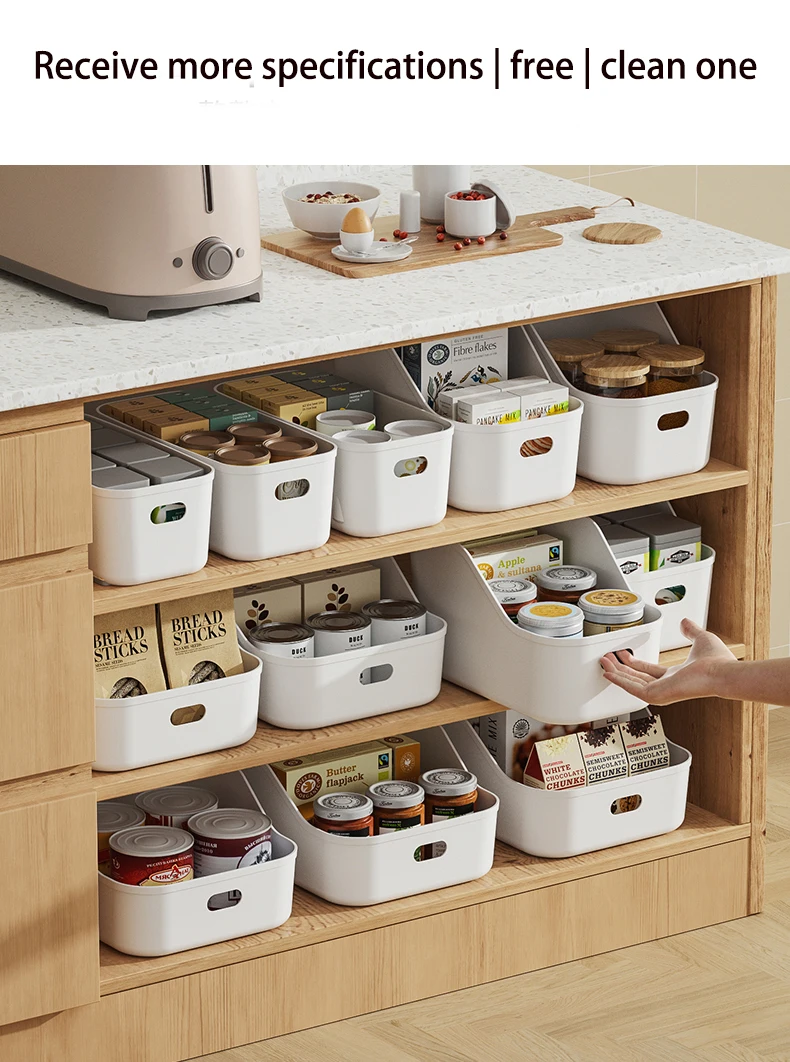 Kitchen Organizer Under Sink Drawer Storage Box Cabinet Desktop Snack Makeup Storage Box Spice Organizer Kitchen Accessories AliExpress