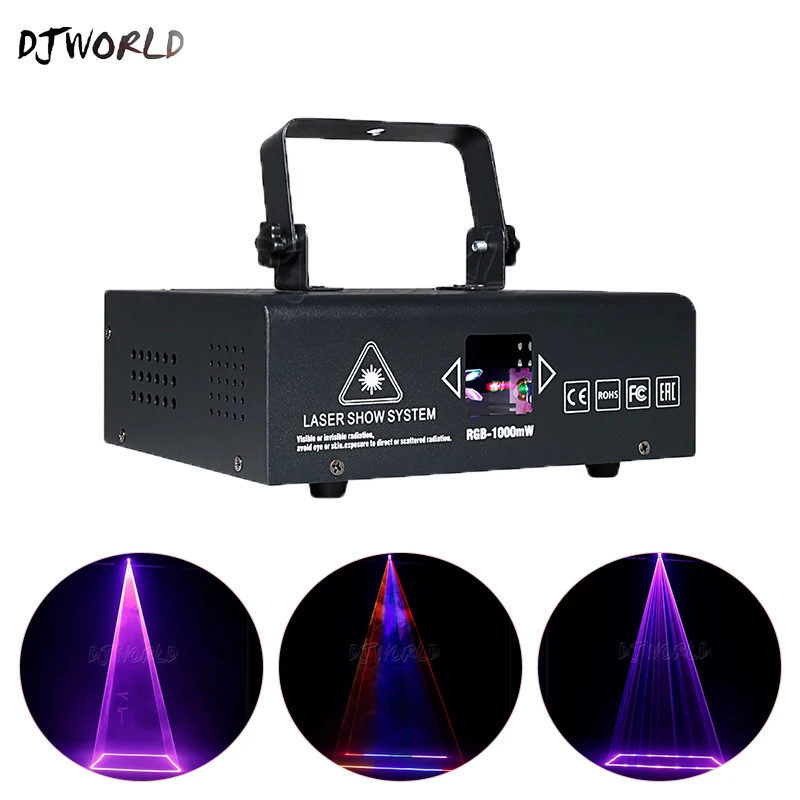 NEW-1000mV-RGB-Lights-1W-RGB-Scan-Pattern-Light-DMX-Controller-For ...