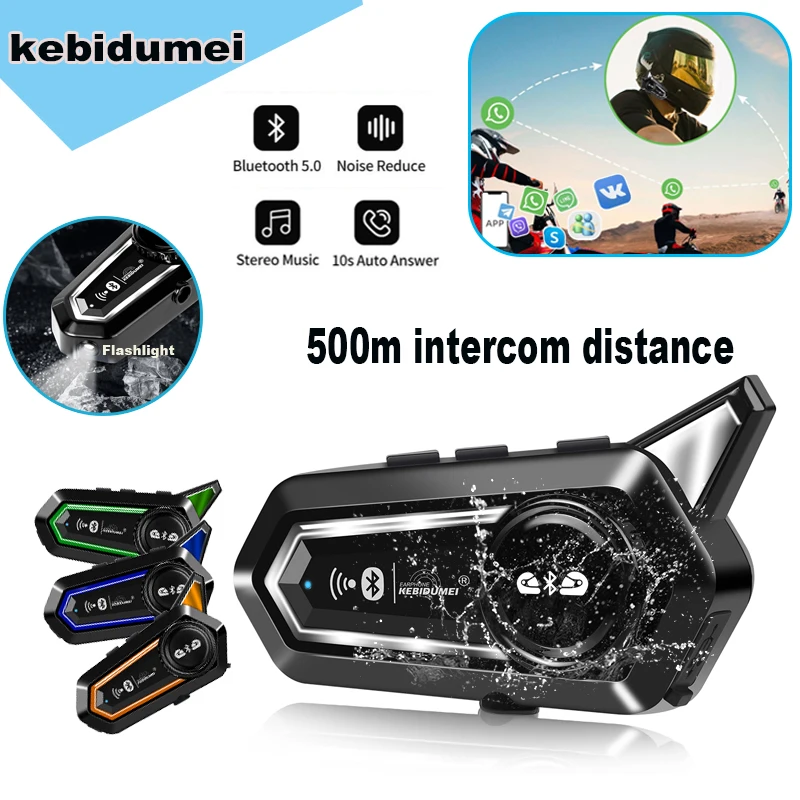 BT31-Motorcycle-Helmet-Headset-Bluetooth-Waterproof-IPX6-Moto-Intercom ...
