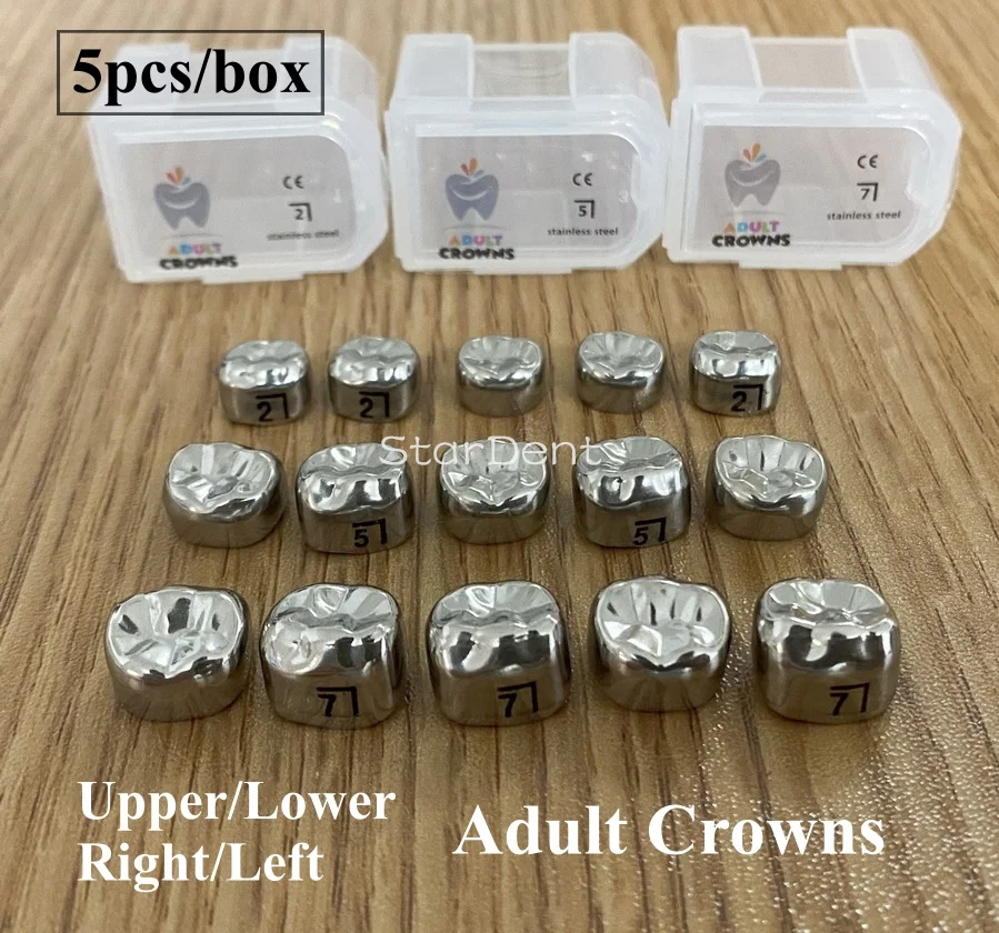 Shinheung Dental Crowns 1st Permanent Stainless Steel Crown Refills ...