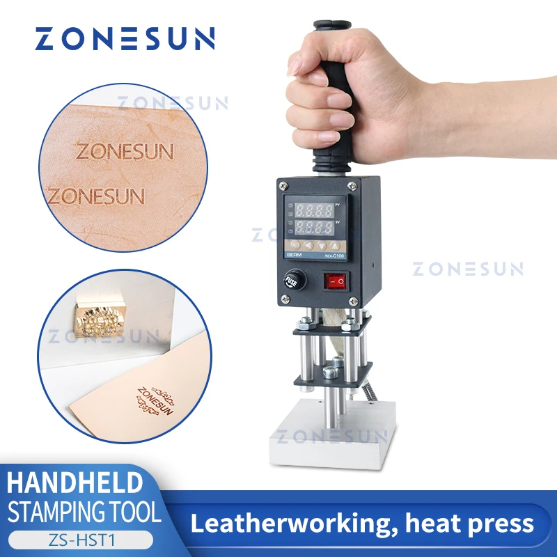ZONESUN ZS HST1 Handheld Hot Foil Stamping Machine Custom Logo ...