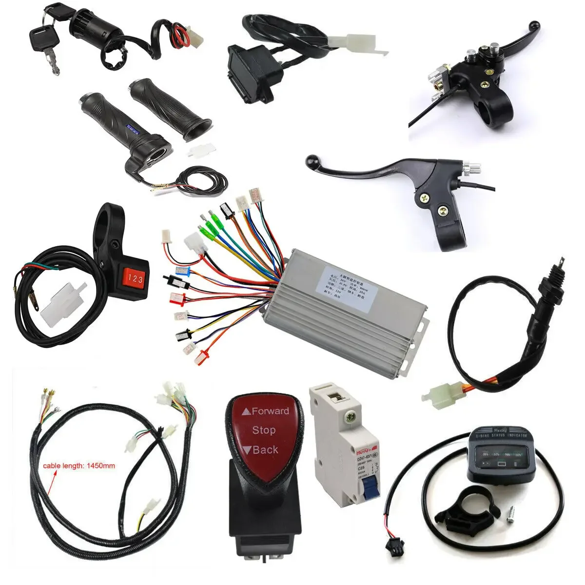 48v-1800w-Brushless-Electric-Motor-Kit-Controller-for-Go-kart-ATV-Quad ...
