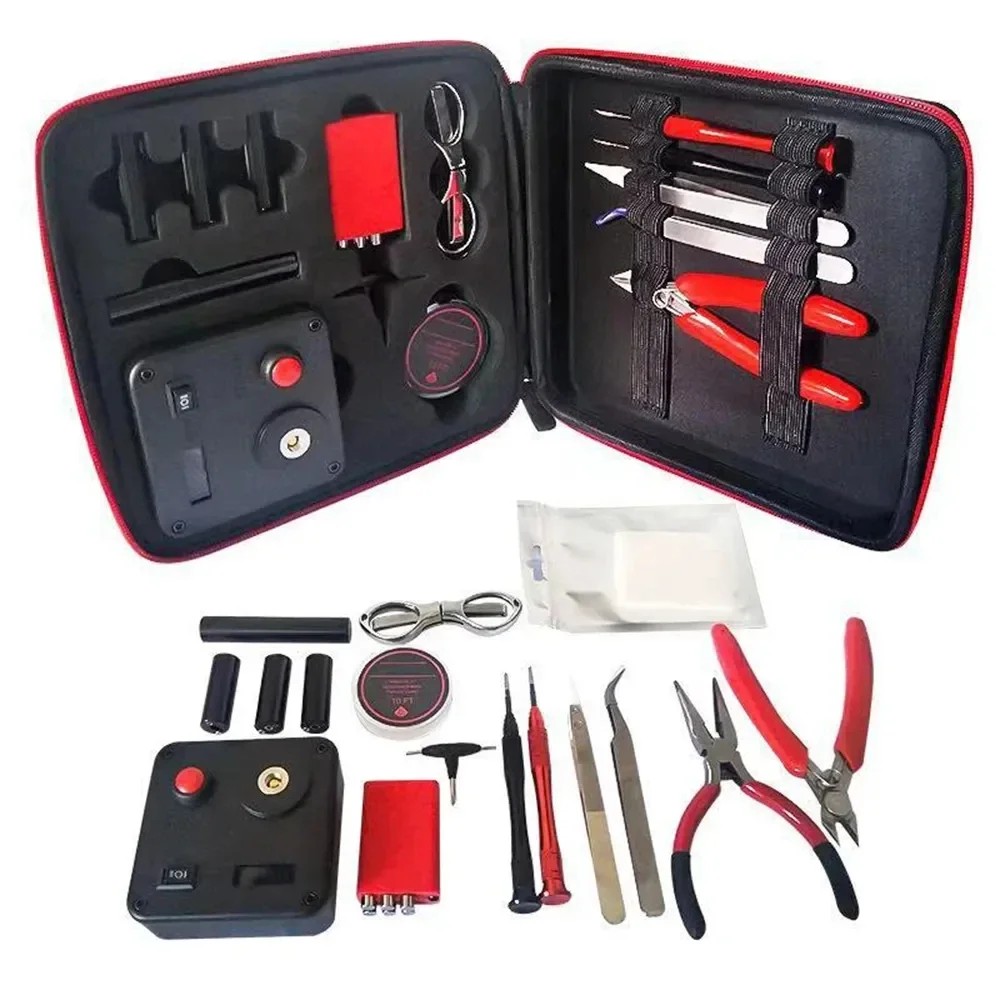 Coil-Jig-Master-V2-V3-Tool-Kit-Coil-Rolling-Ceramic-Tweezers-Heat-Wire ...
