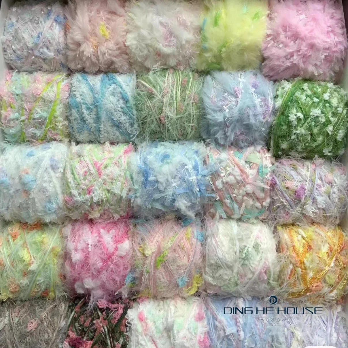 DIY Blind Box Wool, Handmade DIY Color Mixing Crochet, Bright Weaving ...