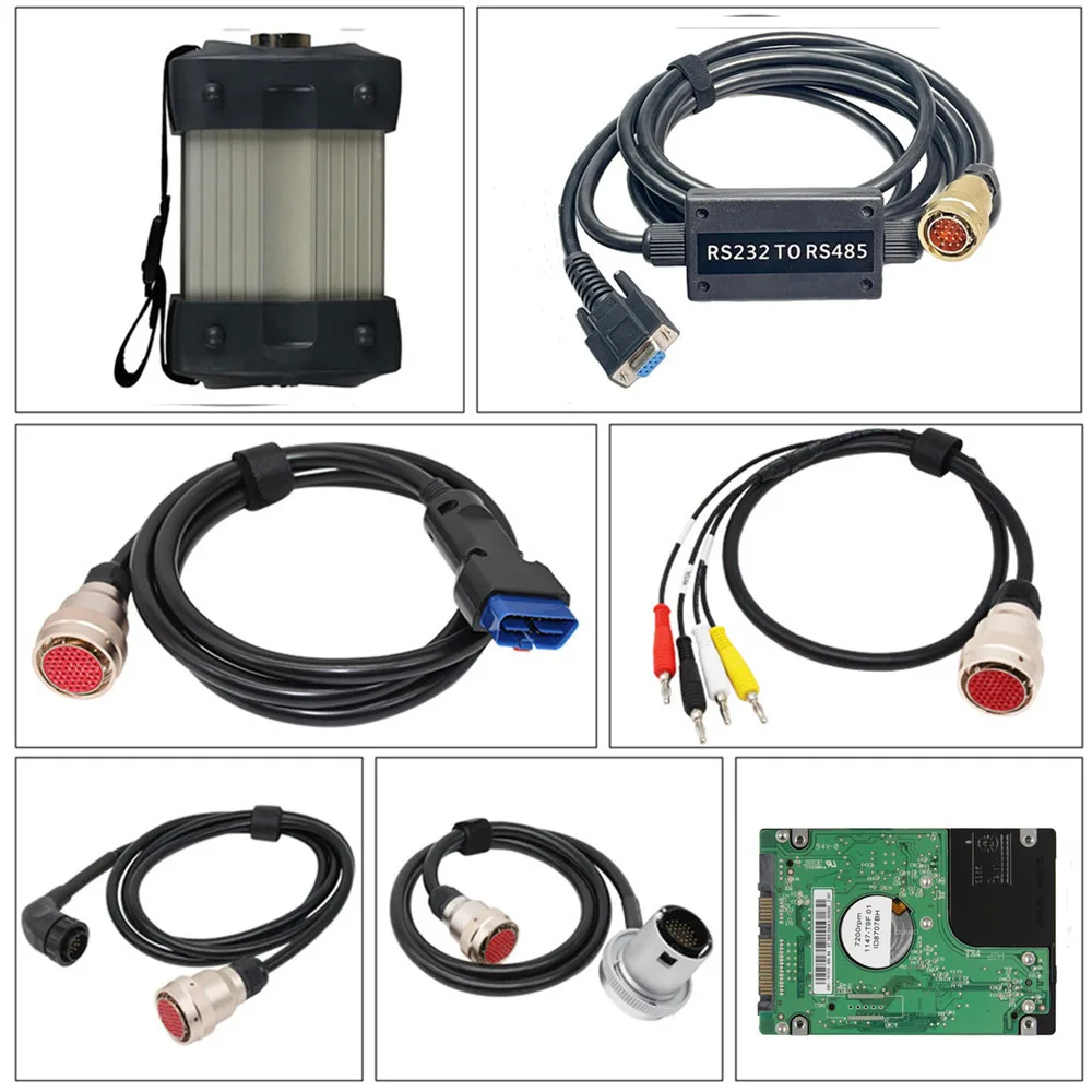 Mb Star C3 Multiplexer Star Diagnosis Full Set With All Cables Mb C3 ...