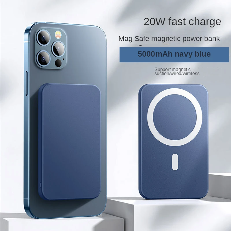 Magsafe Power Bank 5000mah 20w Wireless Phone Charger External Battery ...
