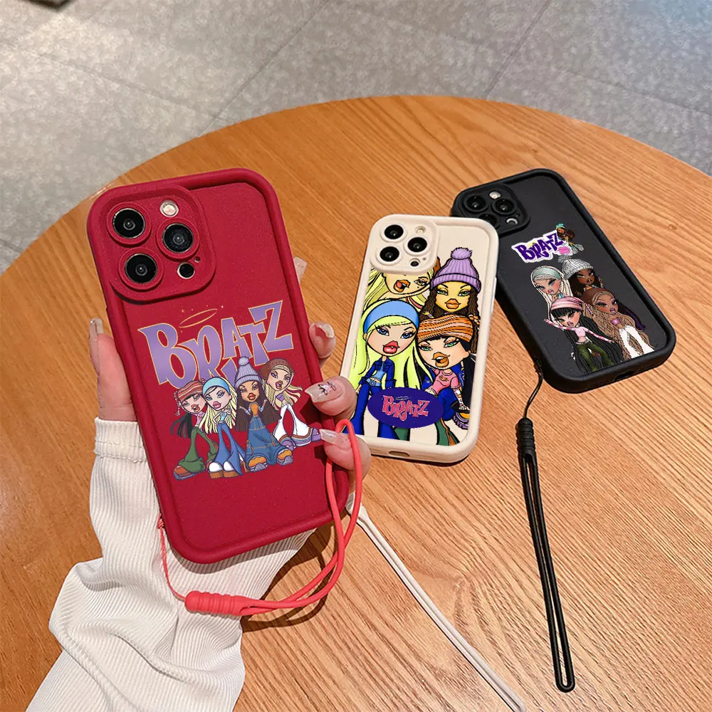 Cartoon-Cute-Bratz-Doll-Phone-Case-for-IPhone-15-14-13-12-11-Pro-Max ...