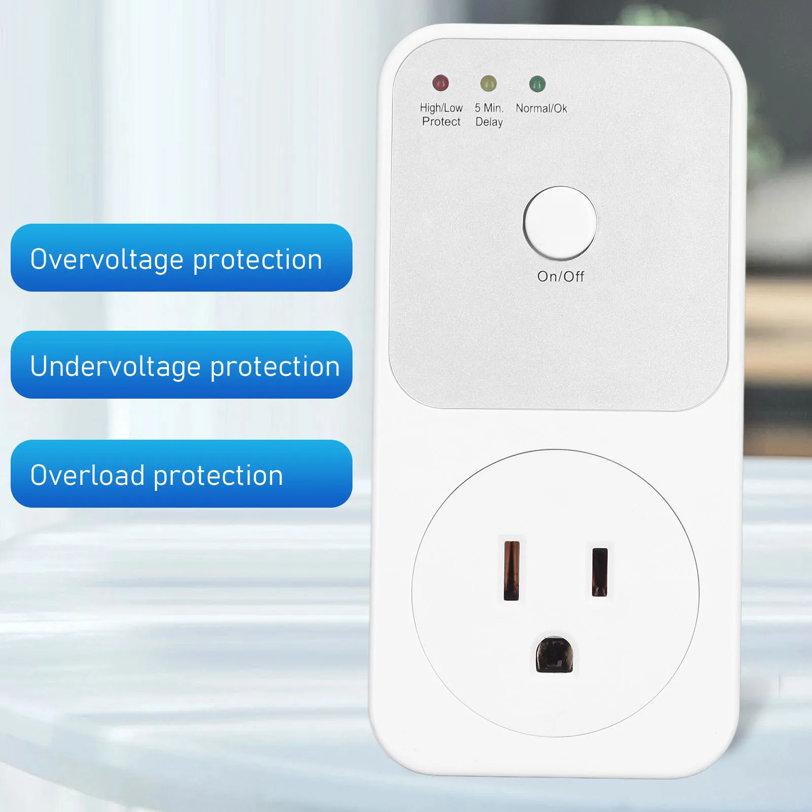 Voltage Protector Relay Protection Socket Multifunctional for ...