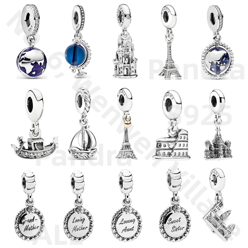Boutique-Silver-925-Colosseum-Paris-torre-Eiffel-Pirate-Ship-Charm ...