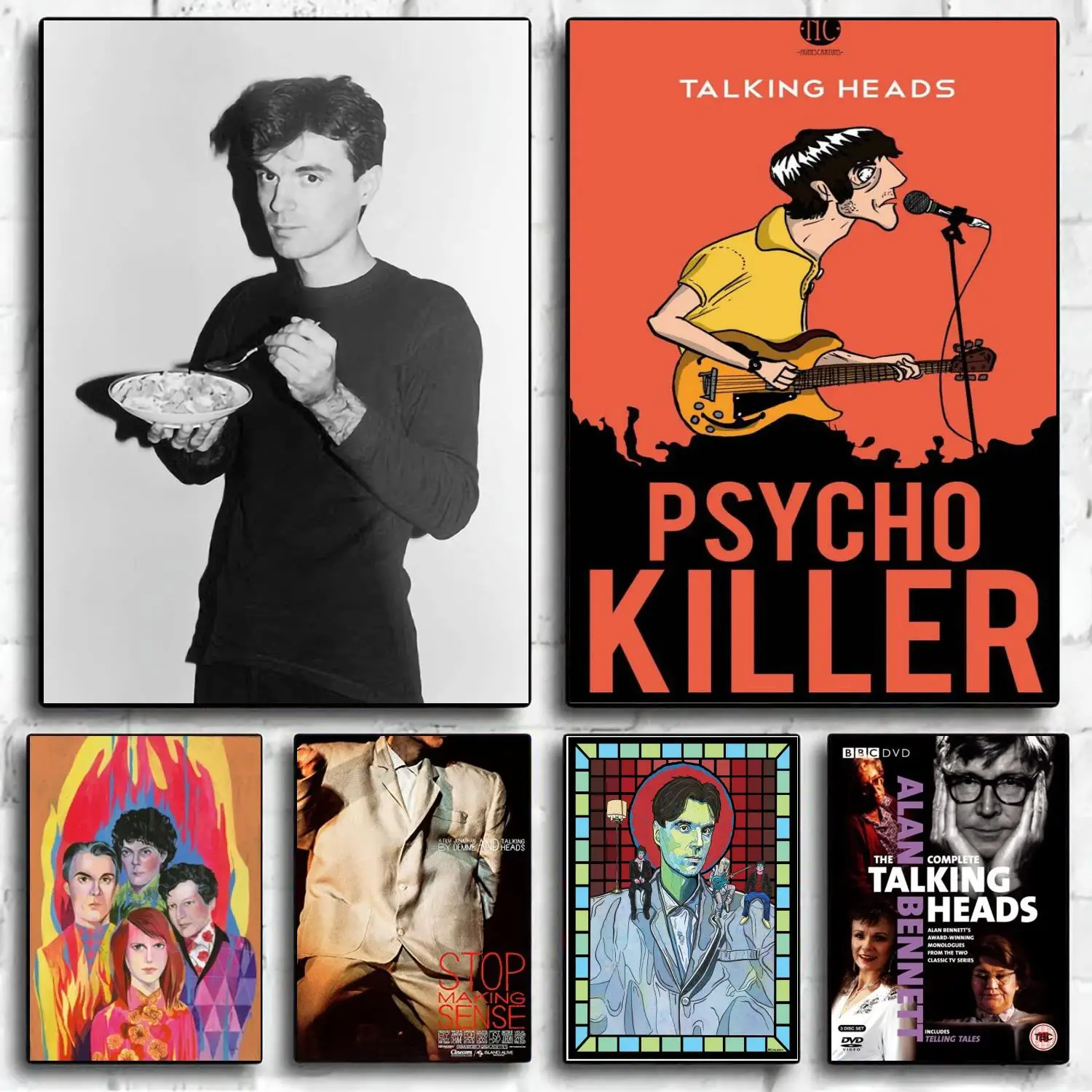 Talking-Heads-Band-Decoration-Art-Poster-Wall-Art-Personalized-Gift ...