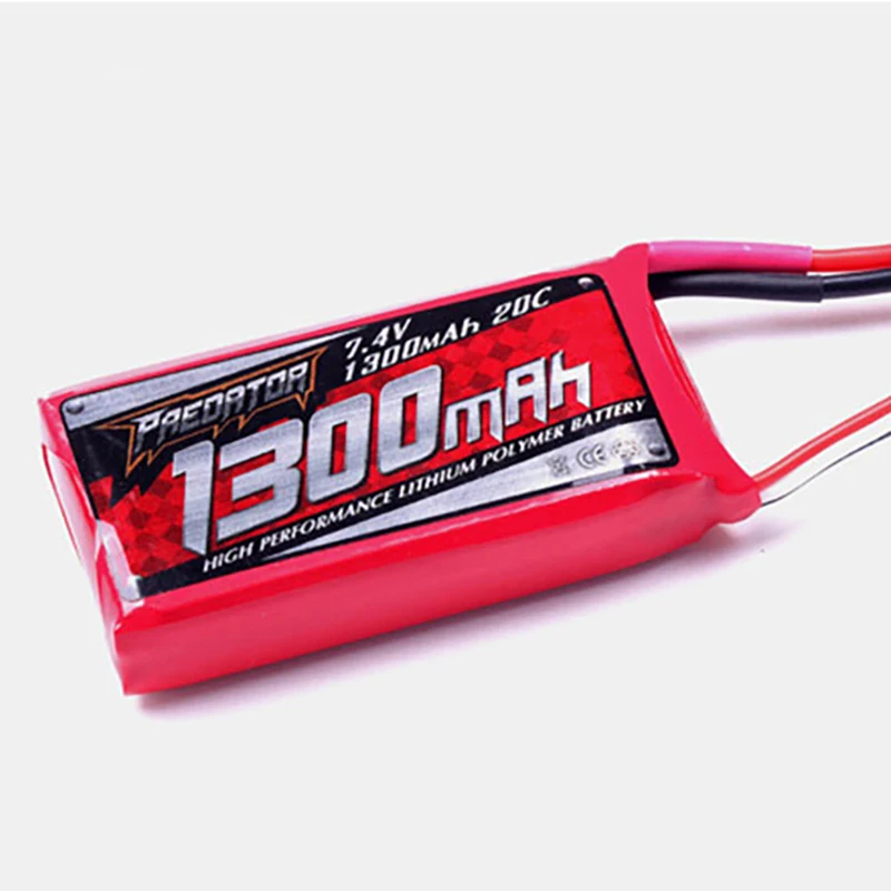 Predator-Aircraft-Model-Lithium-Battery-2s-7-4v-350mah-1300mah-Electric ...