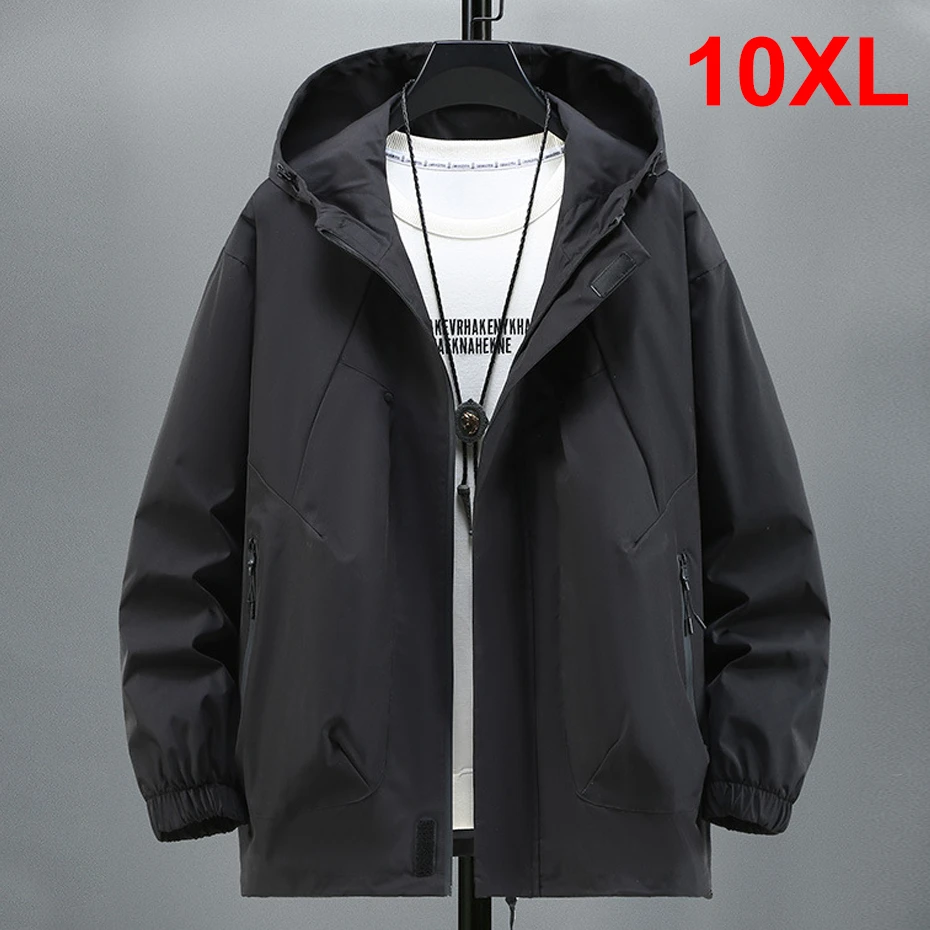 Waterproof-Windbreak-Jacket-Men-Hooded-Coat-Plus-Size-10XL-Fashion ...